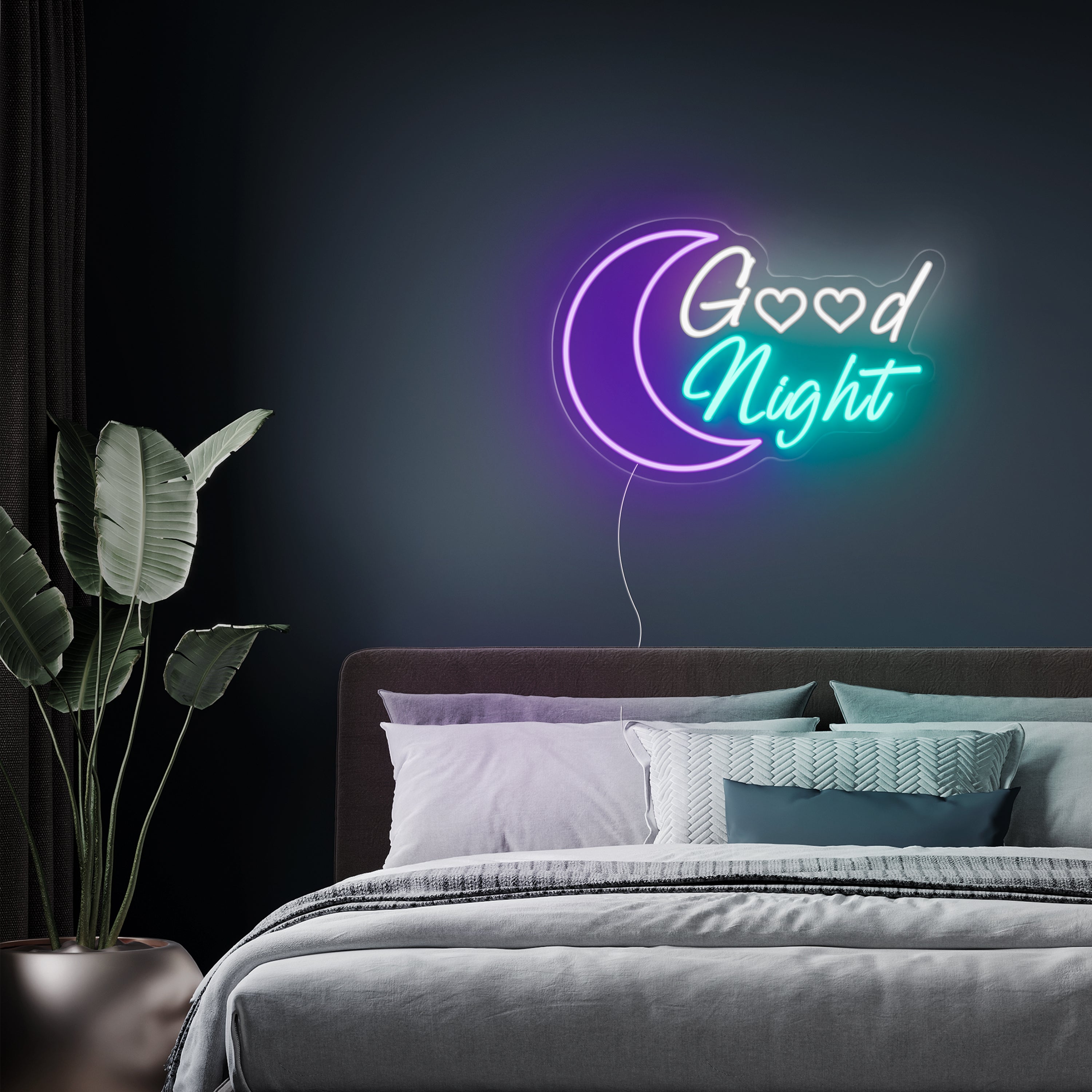 GOOD NIGHT NEON SIGNS PURPLE – NNEEOONN™
